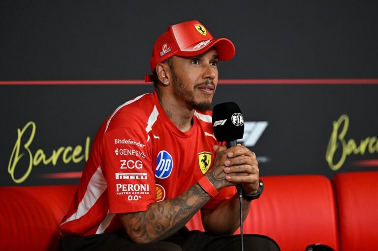 Lewis Hamilton Stuns at Milan Fashion Week After Ferrari Win